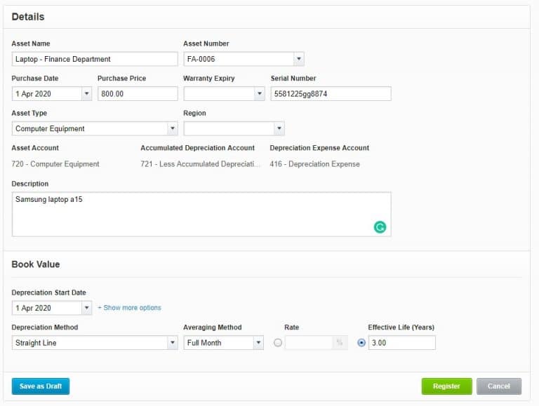 Fixed Asset Register For Small Businesses With Free Template