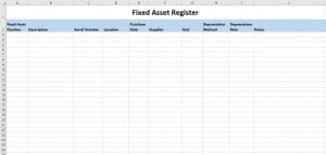 Fixed Asset Register For Small Businesses With Free Template