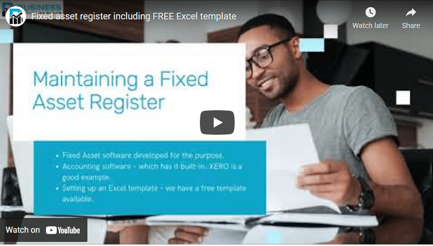 Fixed Asset Register For Small Businesses With Free Template